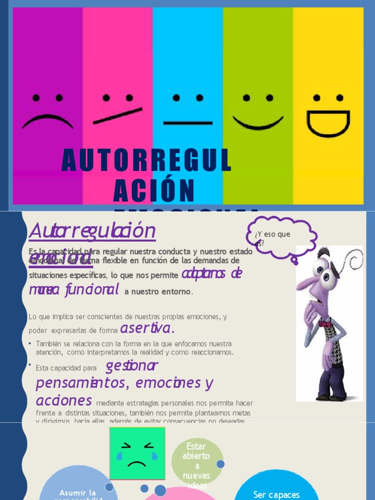 Autorregulación Emocional | PDF | Las emociones | Autorregulación emocional