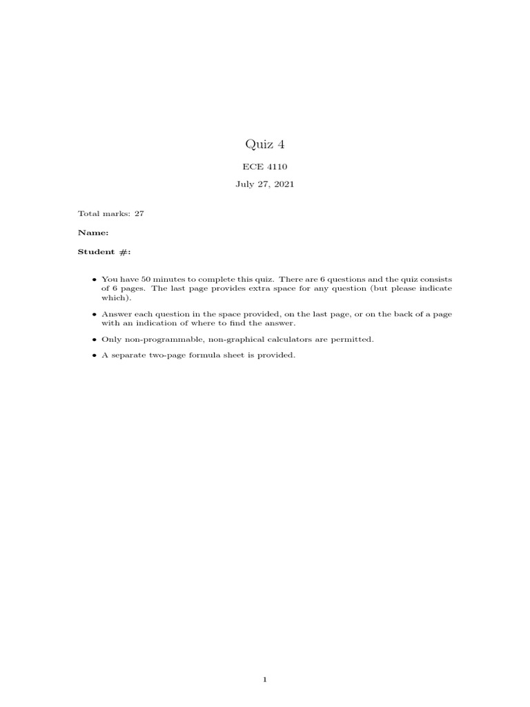 Discrete Math - Quiz 4 Questions | PDF | Prime Number | Cipher