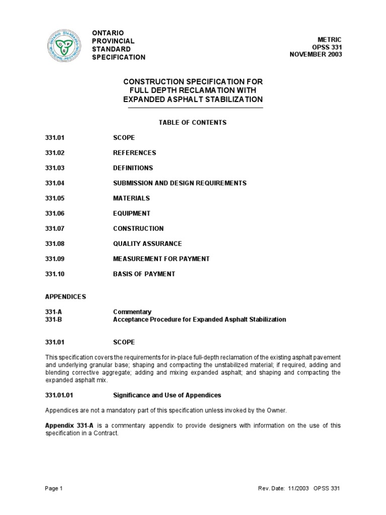 Asphalt Stabilization | PDF | Road Surface | Construction Aggregate