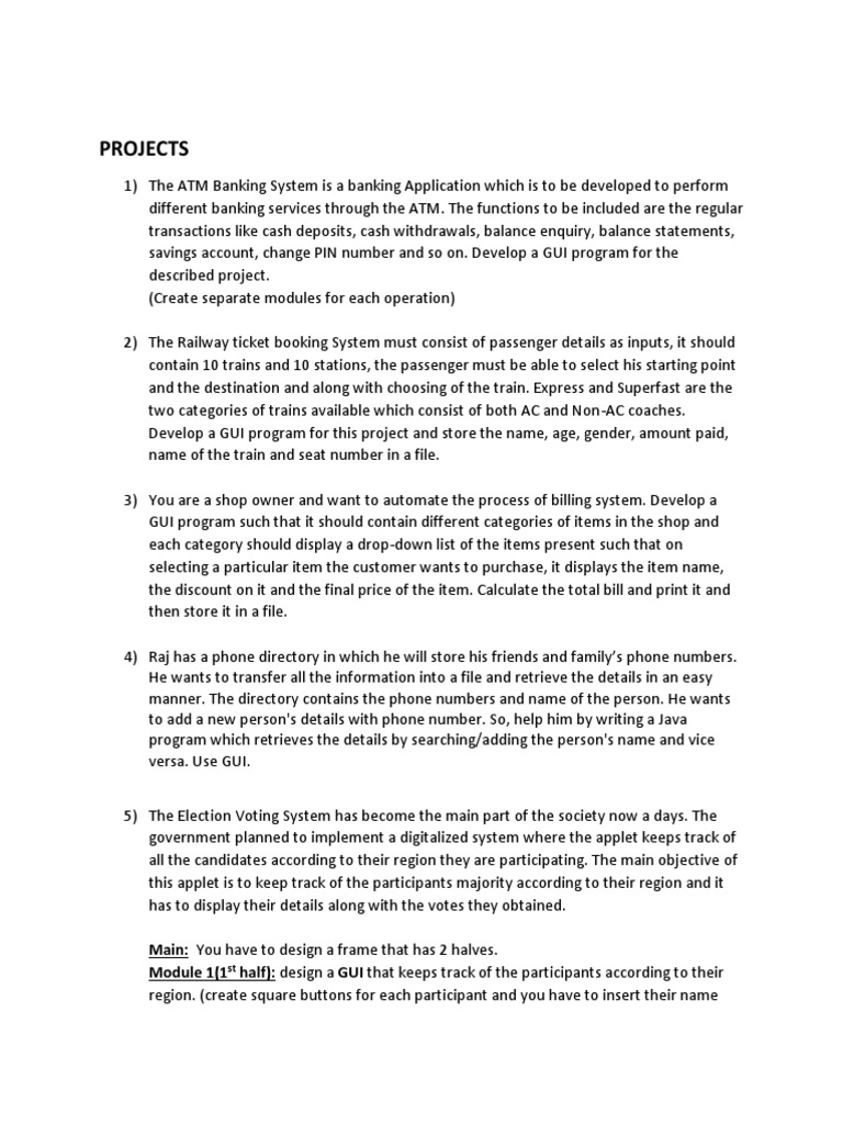 Ctood Projects - Skill | PDF | Graphical User Interfaces | Automated Teller Machine