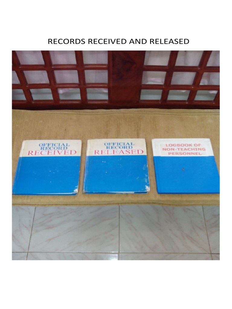Records Received and Released | PDF