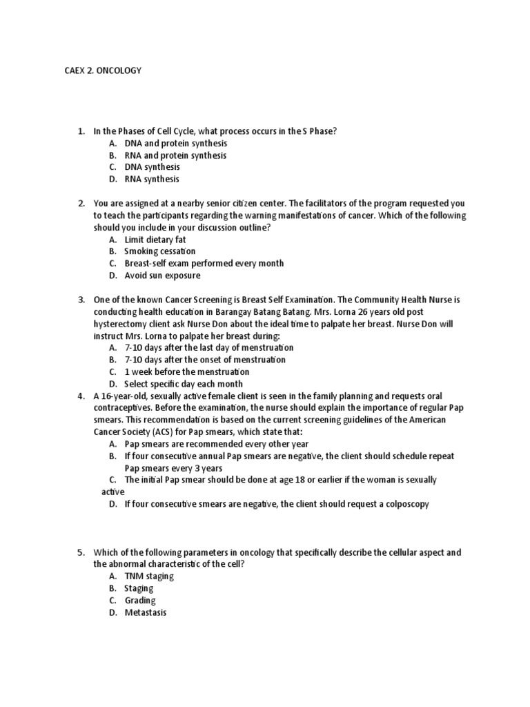 Understanding Oncology: A Review of Cancer Screening Guidelines ...