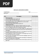 Checklist-Block Masonry Work: Pre Block Masonary Checks | PDF