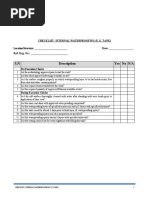 Checklist-Block Masonry Work: Pre Block Masonary Checks | PDF