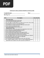 Ceiling Works Inspection Checklist | PDF