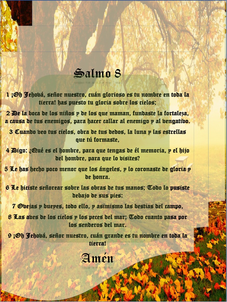 Salmo 8 | PDF