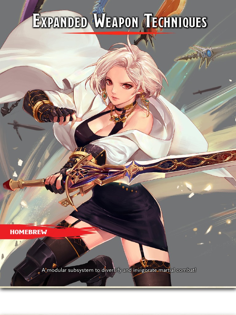 Expanded Weapon Techniques | PDF | Spear | Dagger