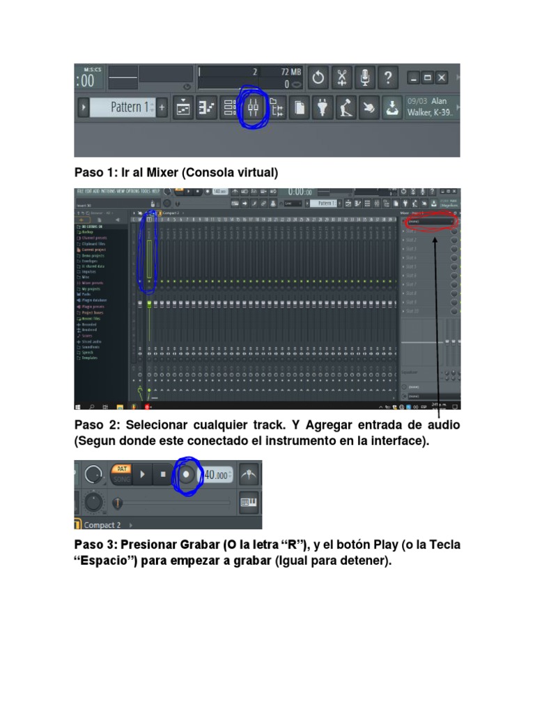 Pasos para Grabar | PDF