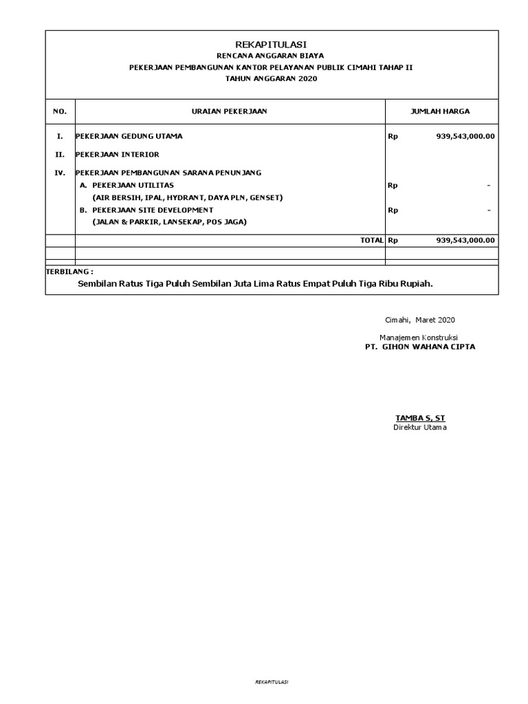 Contoh Pengadaan CCTV Gedung | PDF