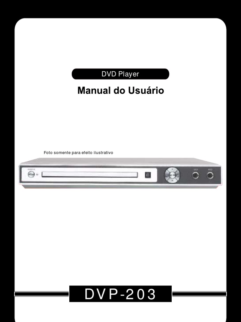 Manual Do Usuário Proview DVP203 | PDF | DVD | Disco compacto (CD)
