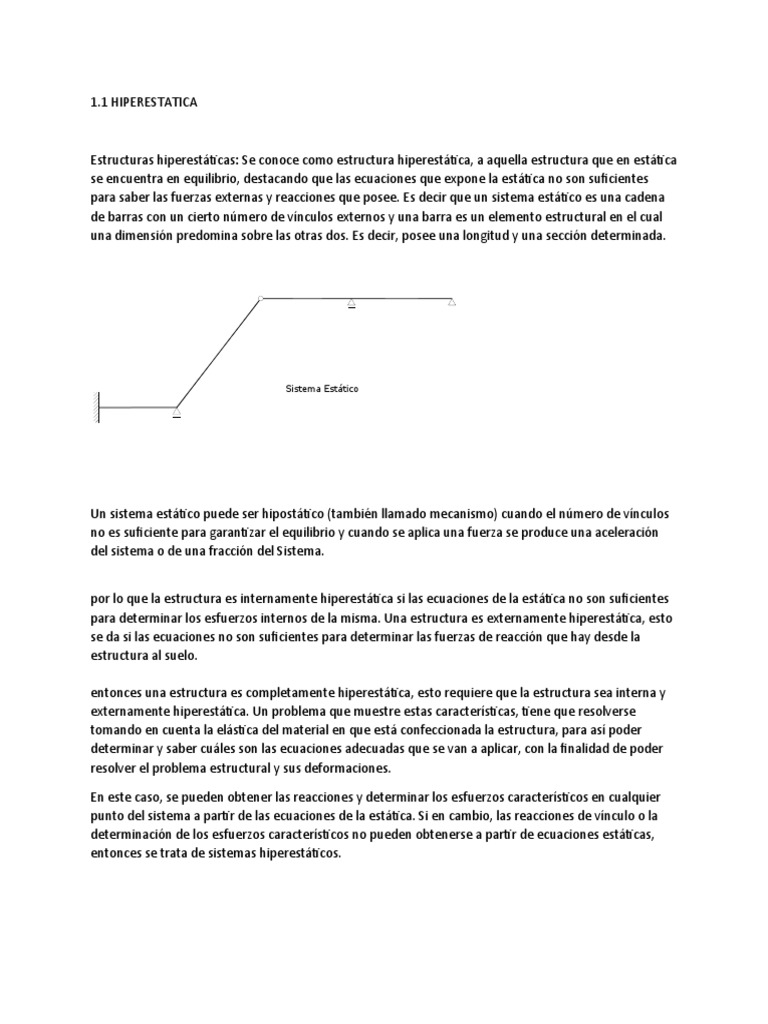 HIPERESTATICA | PDF | Mecánica | Mecanica clasica