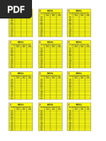 Attendance Sheet - TBT | PDF