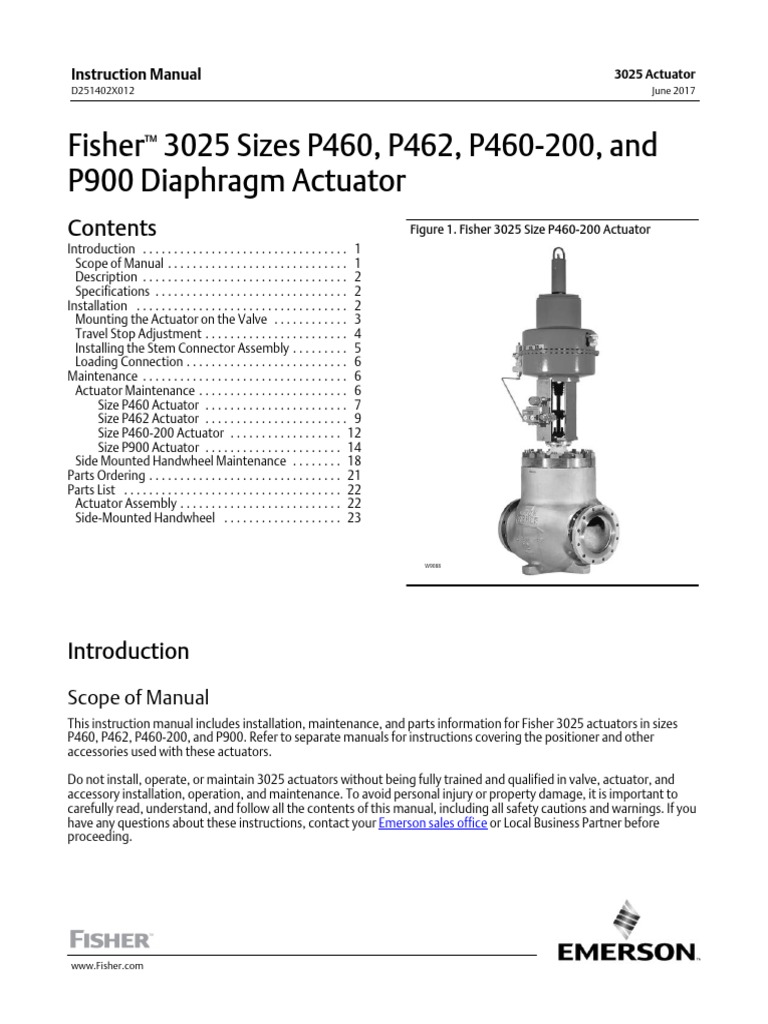 Actuator 3025 Series | Download Free PDF | Valve | Actuator