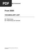 A2 Key Vocabulary List | PDF | Verb | Linguistics
