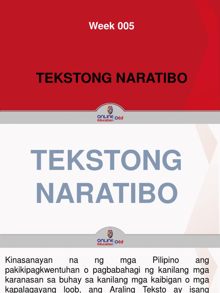 Week 004-Presentation1 NaratiboPagsulat NG Talaarawan | PDF