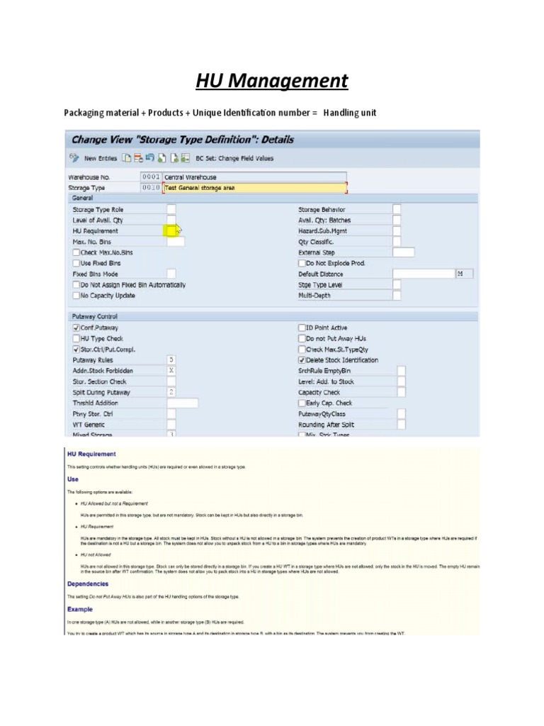 1 HU Management | PDF | Packaging And Labeling | Warehouse