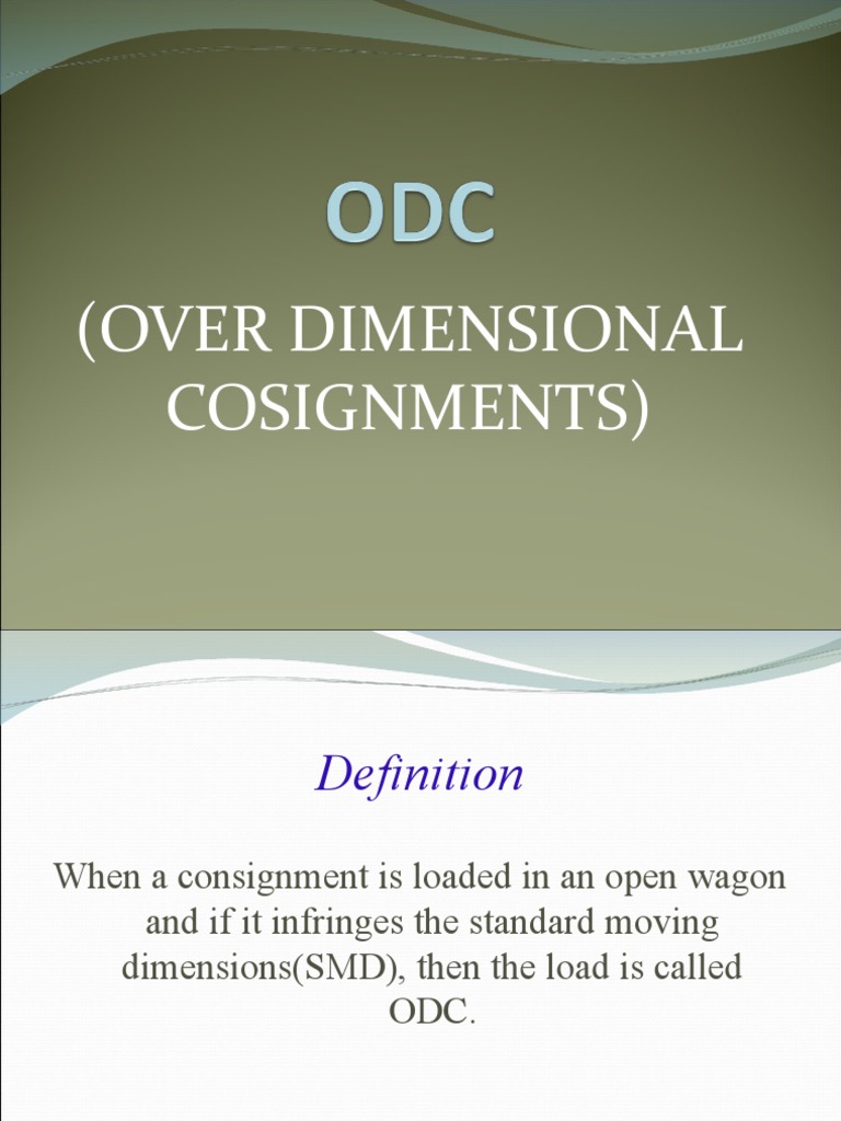 Over Dimensional Cosignments | PDF | Transport | Electrical Engineering