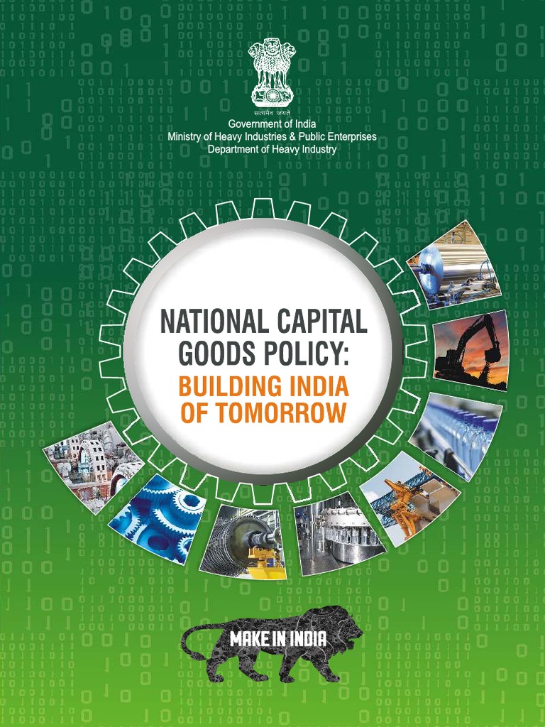 Capital Goods Policy Final | PDF