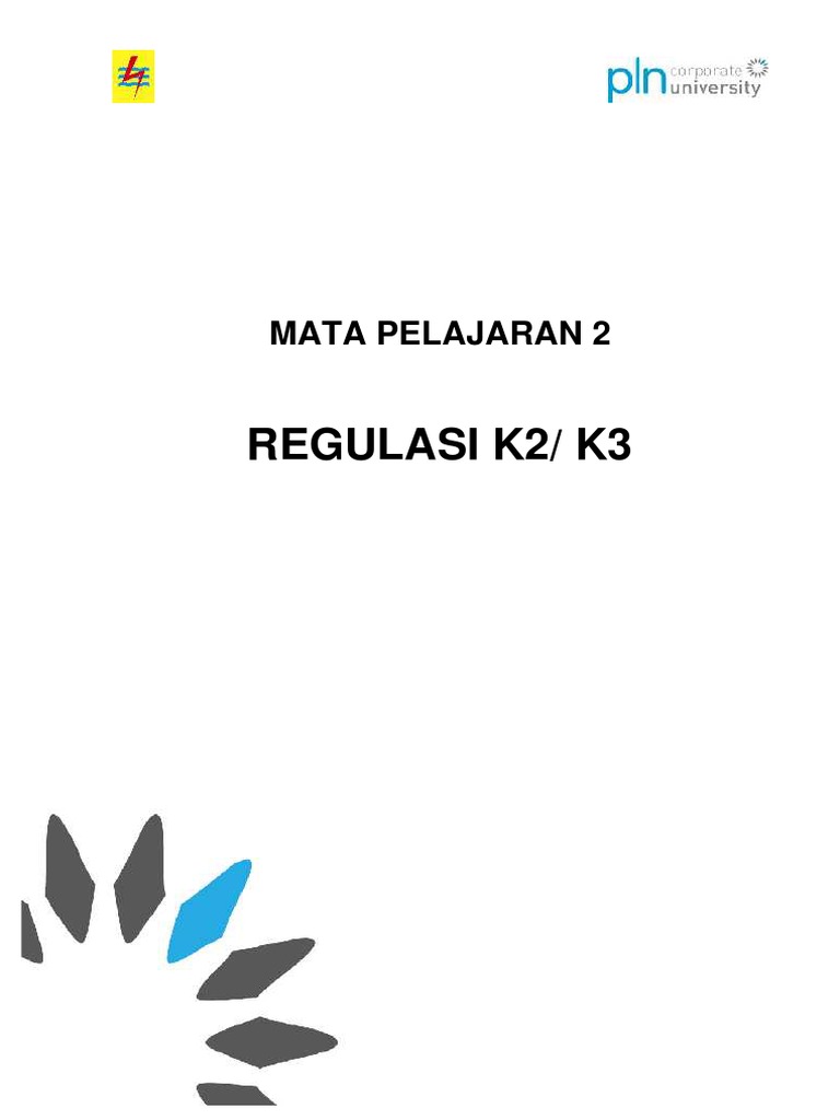 Regulasi K2-K3 - Cak | PDF