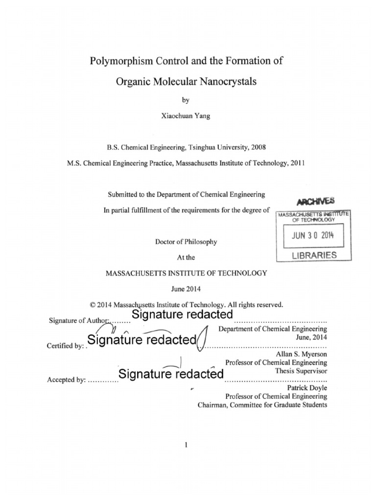 Yang - Polymorphism Control Nano Crystals | PDF | Nucleation ...