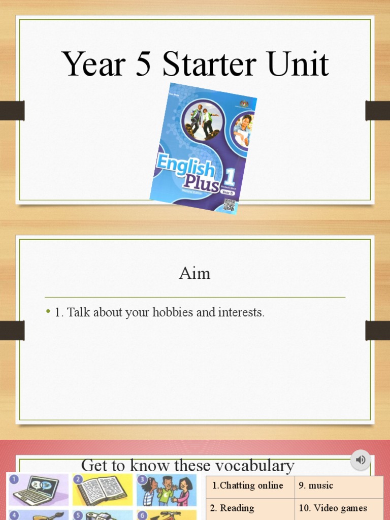 Year 5 Starter Unit | PDF | Adjective | Pronoun