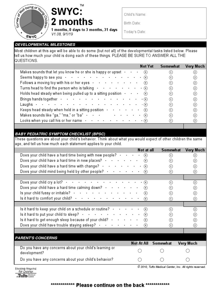 SWYC Combined Forms Ev108 | PDF | Psychology | Psychological Concepts