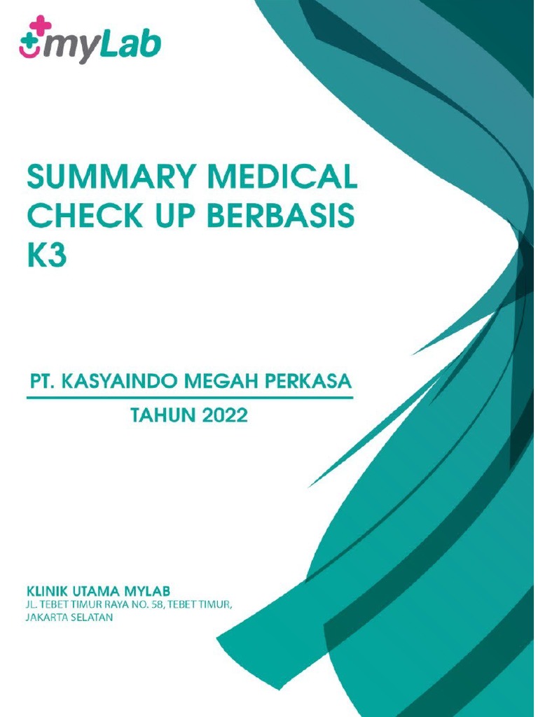 Laporan Hasil Mcu Summary Format PT Kasyaindo Megah Perkasa 2022 | PDF