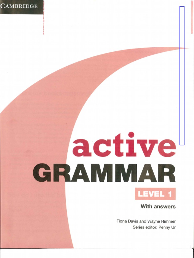 Active Grammar With Answers Level 1 | PDF