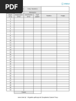 Lista Obecnosci InEwi | PDF