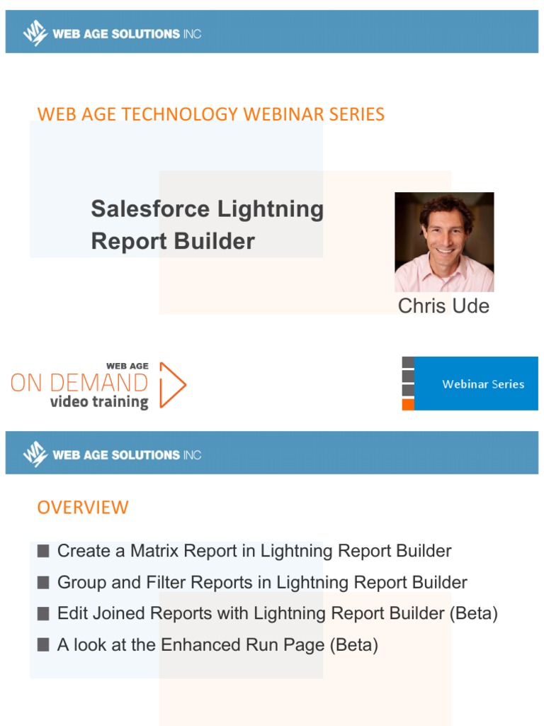 Salesforce Lightning Reports | PDF | Software | Information Technology ...