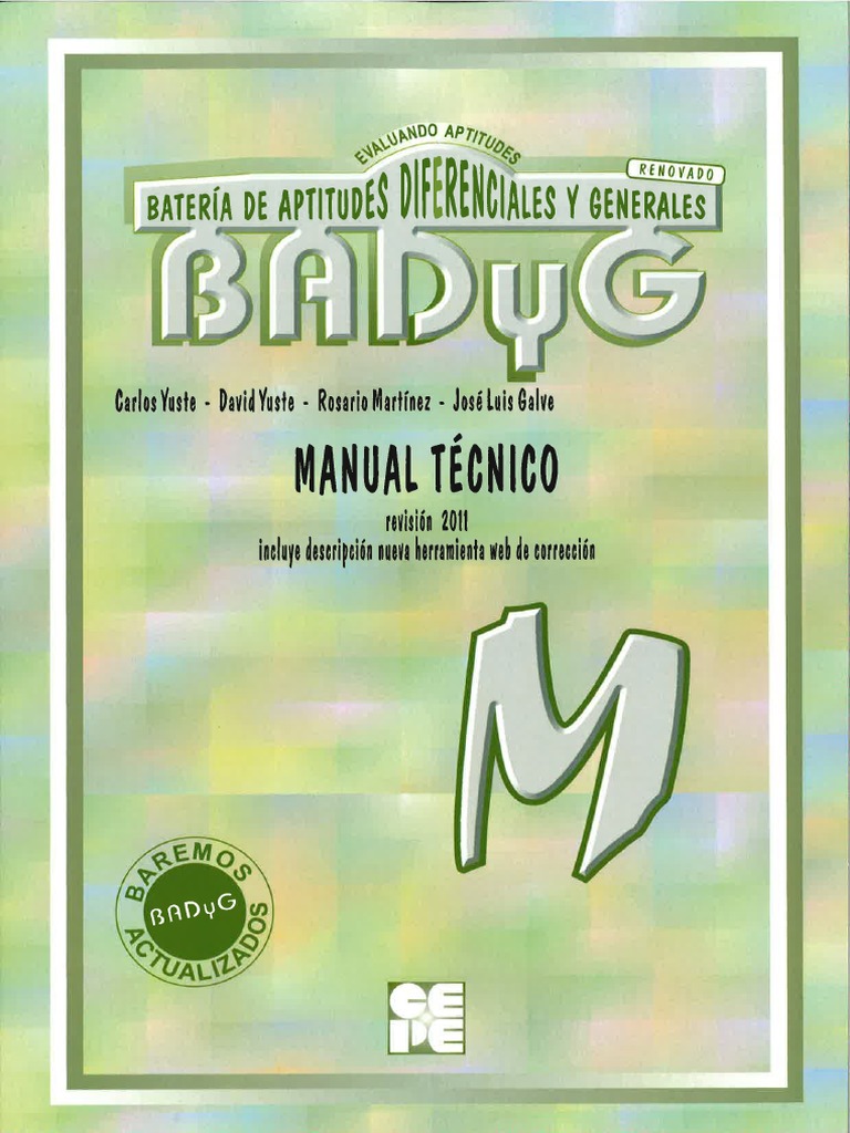 BADyG - M Manual | PDF
