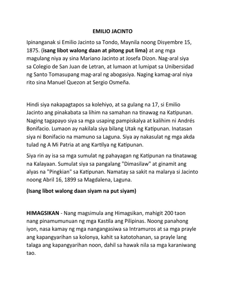 Filipino Report | PDF
