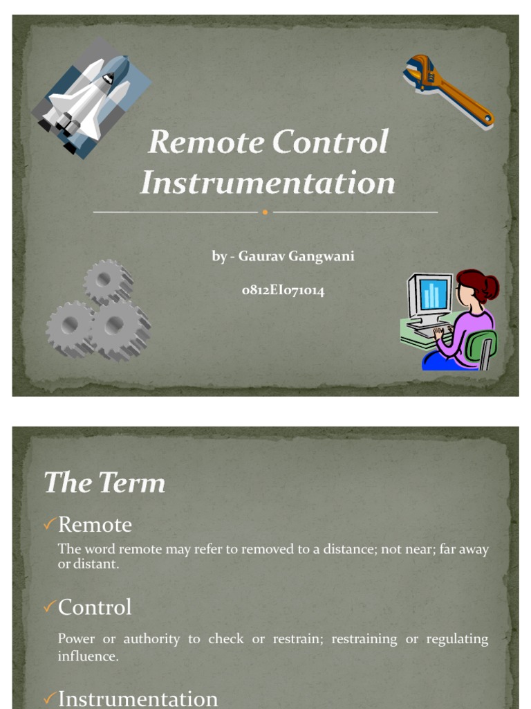 Remote Control Instrumentation | PDF | Moon | Instrumentation