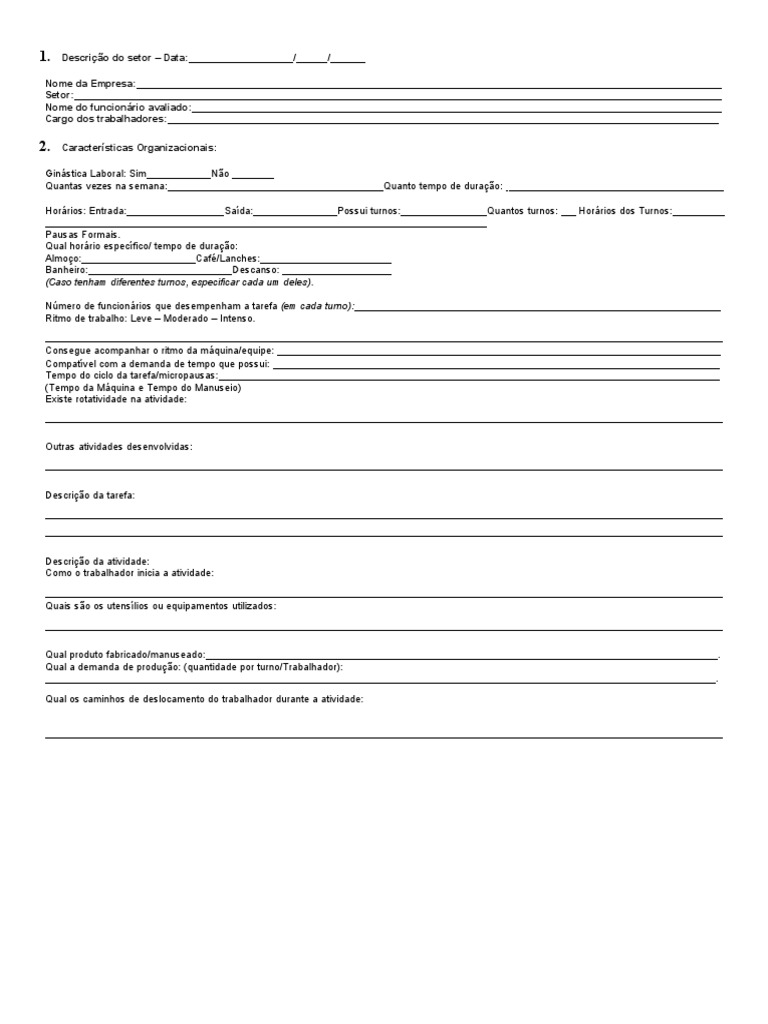 Checklist Aet | Download grátis PDF | Fatores humanos e Ergonomia | Tempo