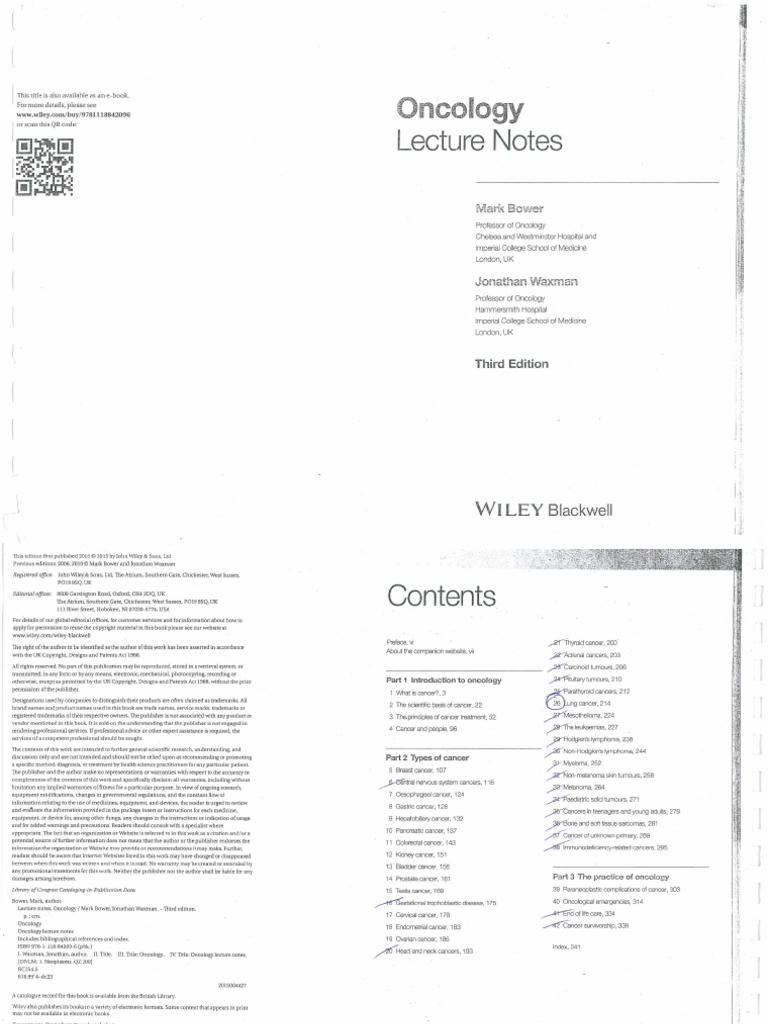 Oncology Book For Printing | PDF