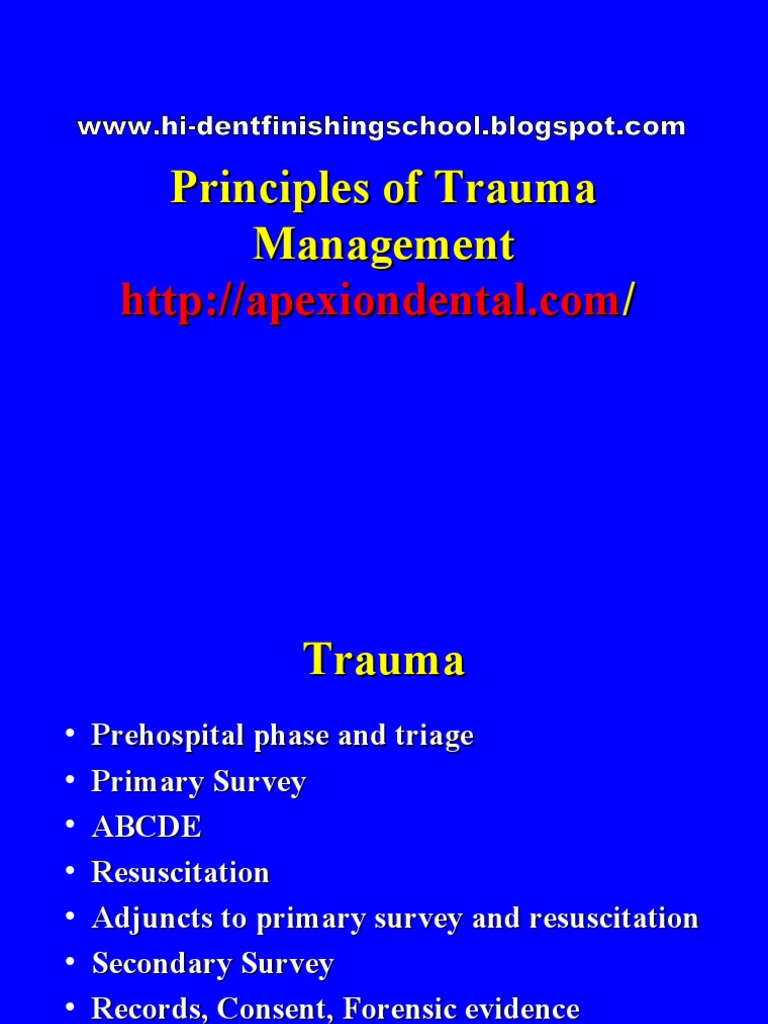 Trauma - in Detail | PDF | Shock (Circulatory) | Traumatic Brain Injury