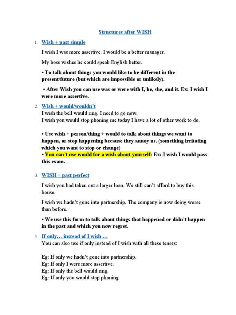 Structures after WISH | PDF