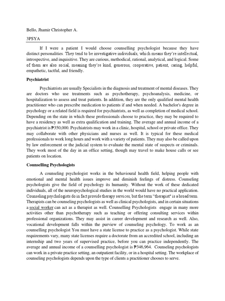 Script | PDF | Psychologist | Psychotherapy