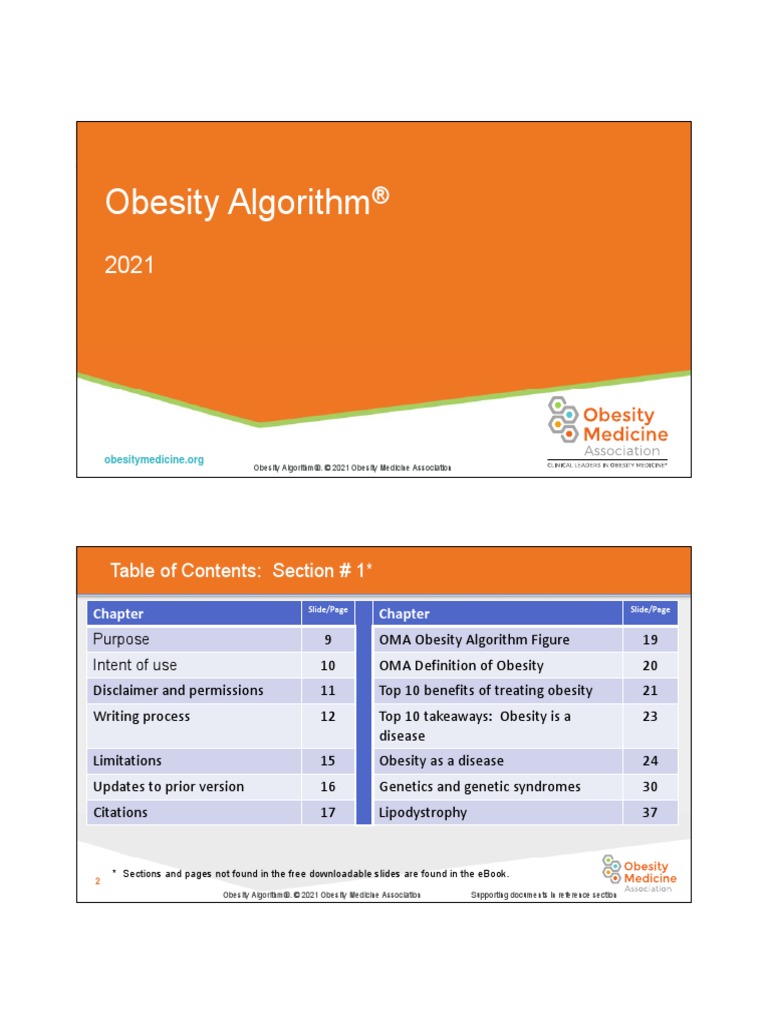 2021 Obesity Algorithm | PDF | Body Mass Index | Obesity