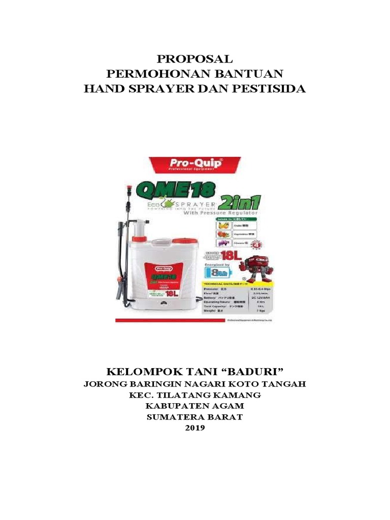 Prosal Pompa Racun | PDF