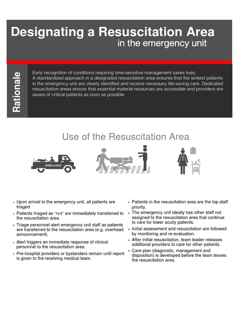 Designating A Resuscitation Area: in The Emergency Unit | PDF ...