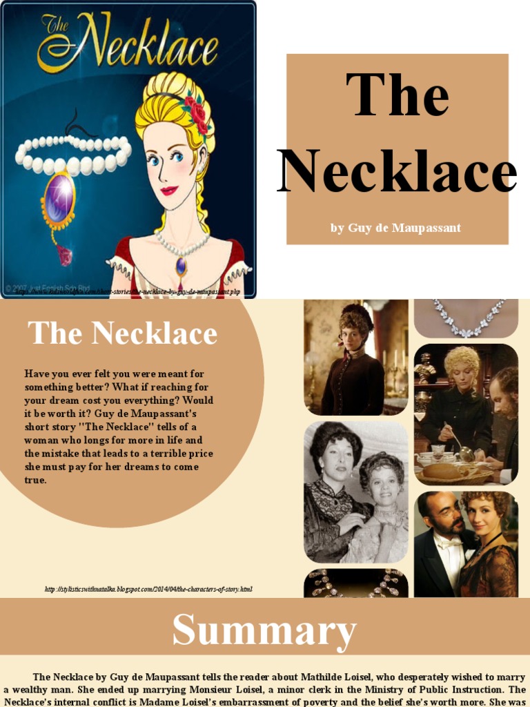 The Necklace: by Guy de Maupassant | PDF