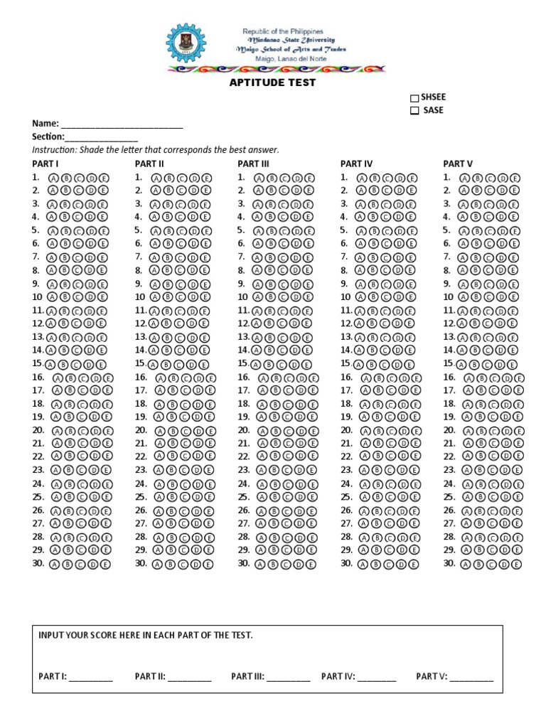 Exam Sheet | PDF | Tests | Data Collection