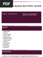 Project Android Battery Saver System | PDF