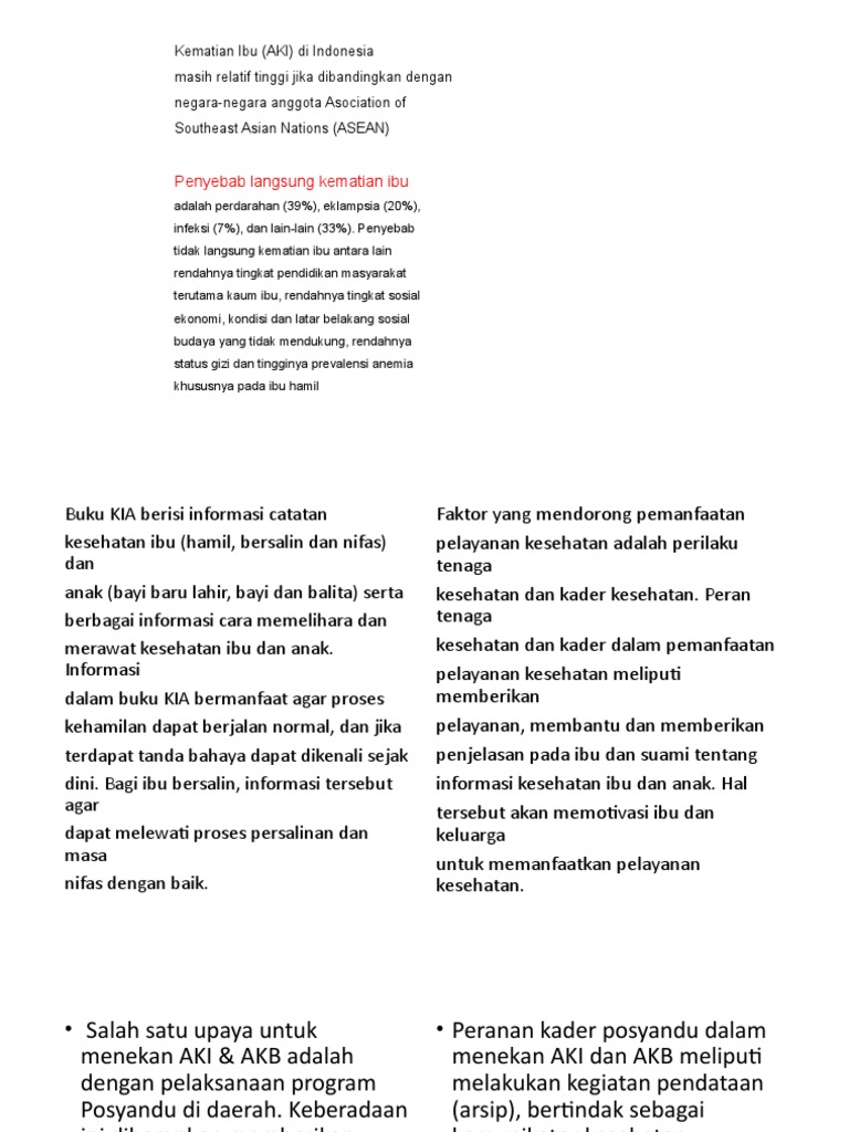 Peran Kader Dalam Menurunkan Aki Dan Akb | PDF | Gaya Hidup