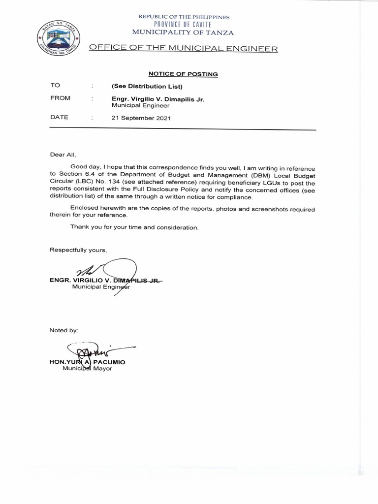 FULL DISCLOSURE POLICY 3rd Quarter | PDF