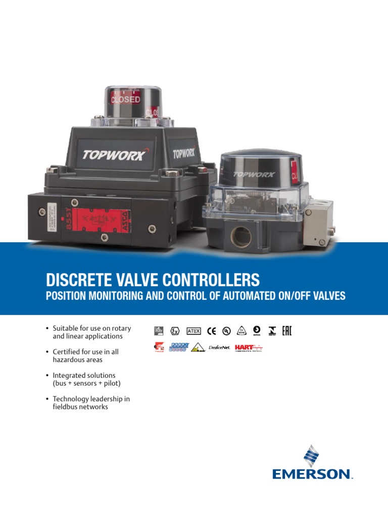 Discrete Valve Controllers: Position Monitoring and Control of ...