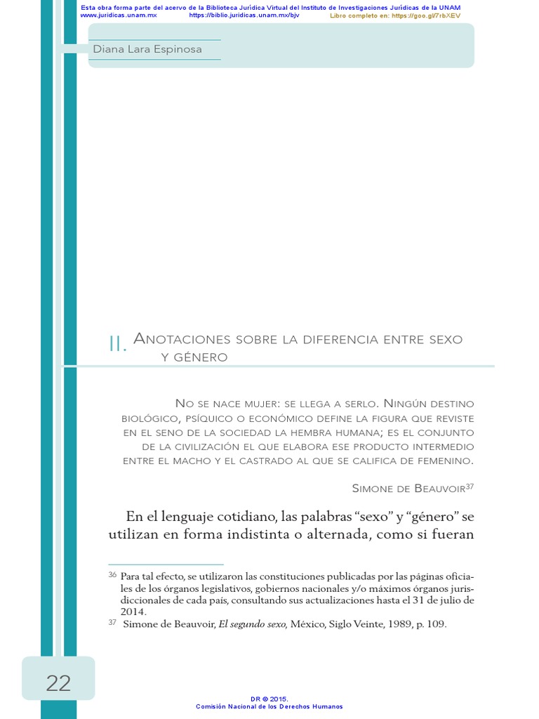 Diana Lara Espinosa | PDF | Género | Estudios de género