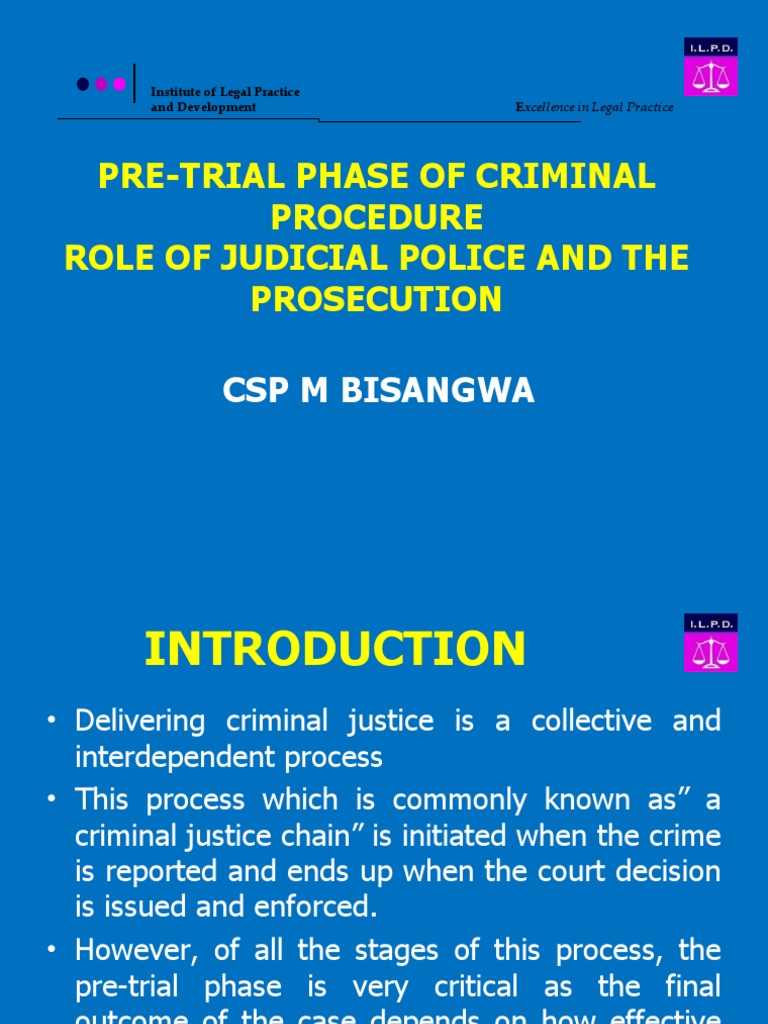 Role of Judicial Police and Prosecutor | PDF | Prosecutor | Arrest