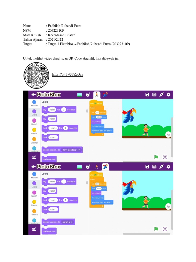 Final Project Pictoblox | PDF